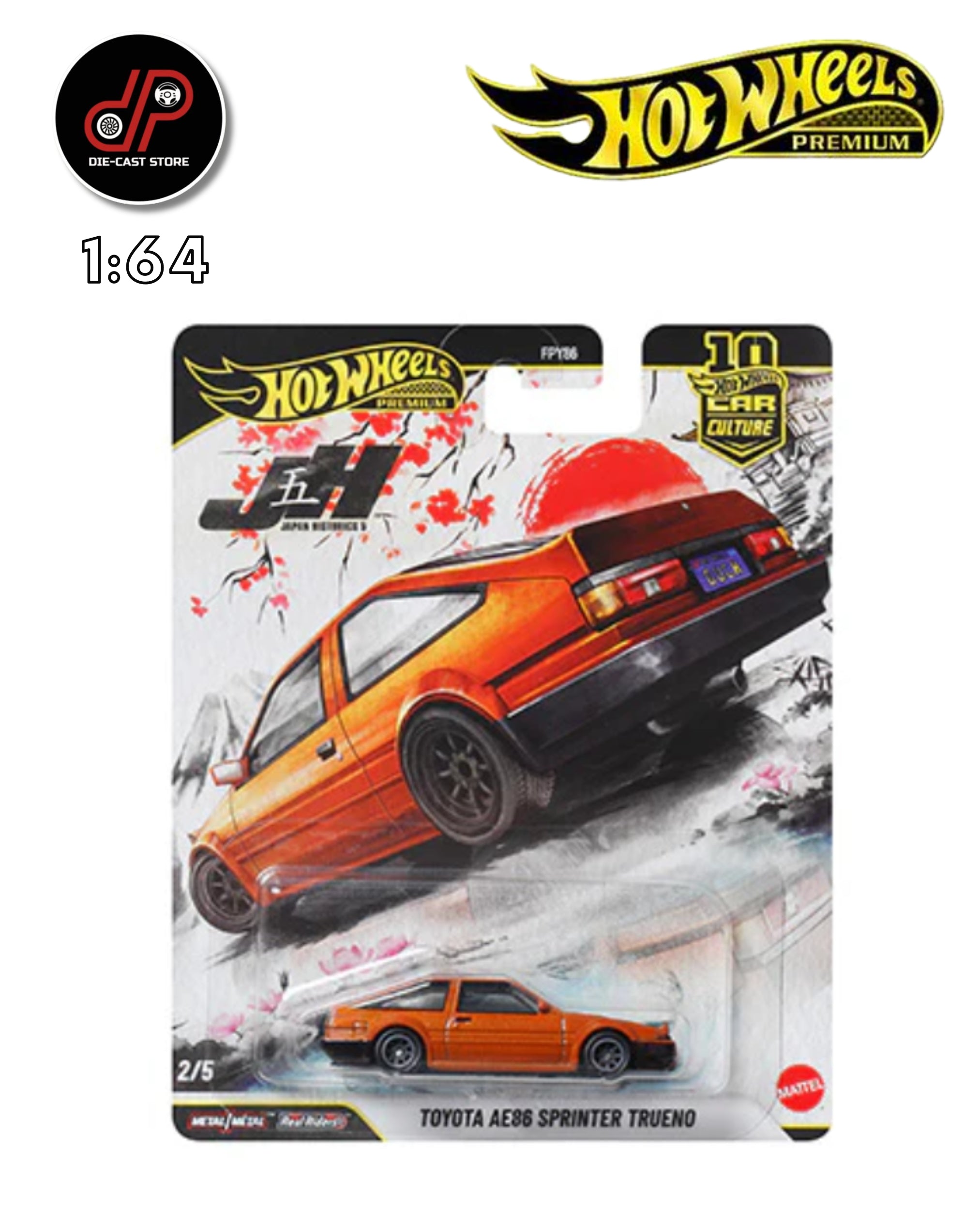 HOT WHEELS PREMIUM CAR CULTURE 2026 JAPAN HISTORICS TOYOTA 86 SPRINTER ...