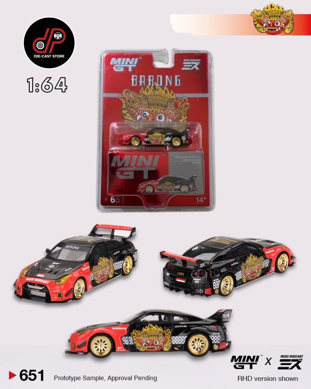 MGT00651 LB-Silhouette WORKS GT NISSAN 35GT-RR Ver.1 “BARONG” MINI GT ...