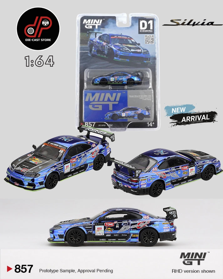 MGT00857 NISSAN SILVIA (S15) D-MAX #46 D-MAX RACING 2023 D1 GRAND PRIX ...